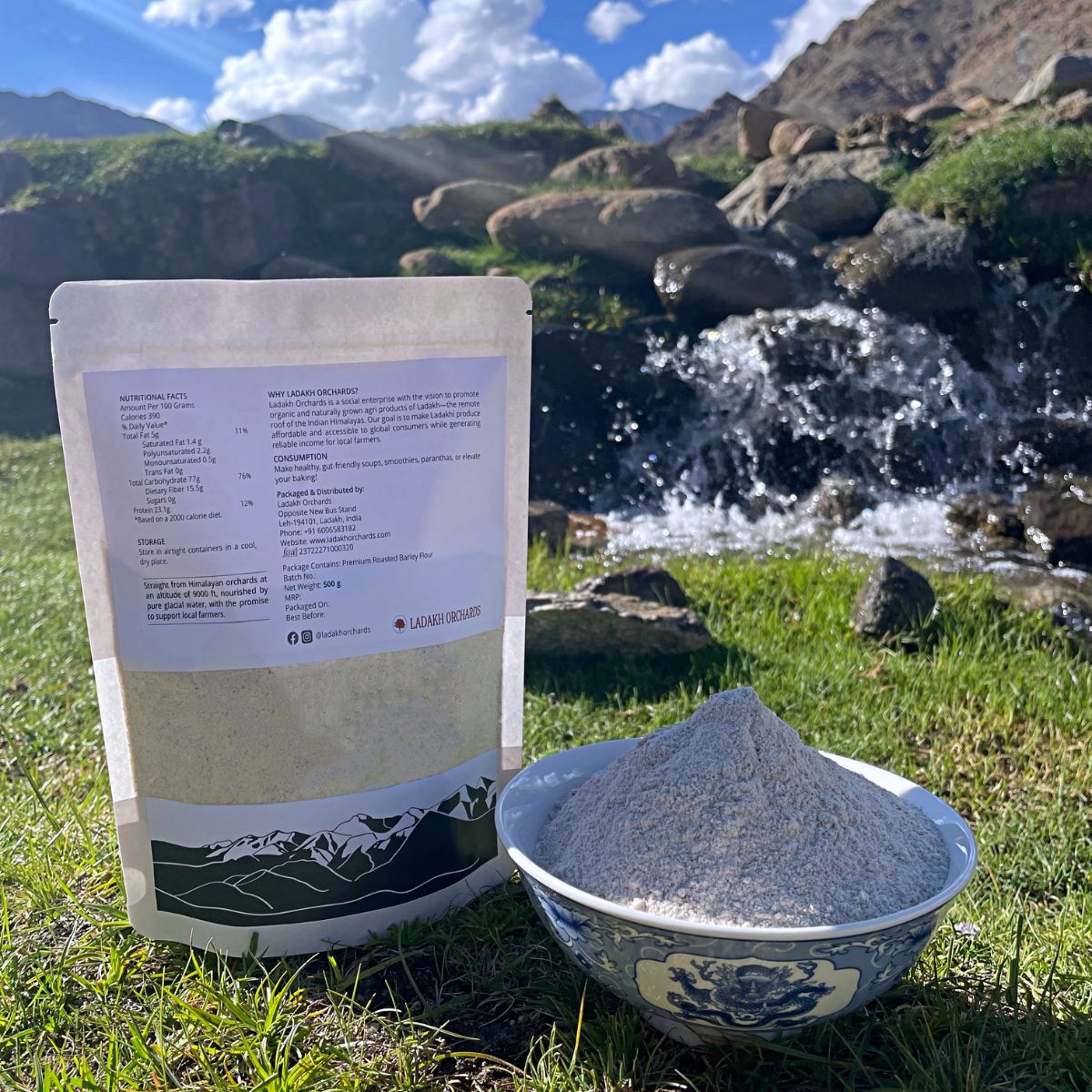 Roasted Barley Flour (Jau ka atta, Tsampa) | Chemical-Free