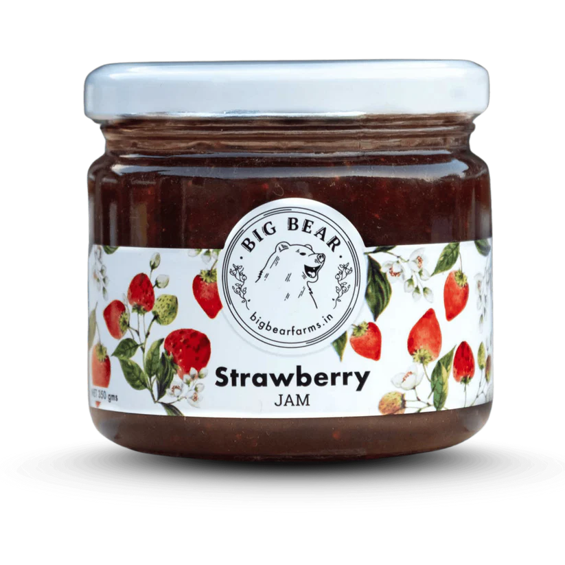 Strawberry Jam 350g | Big Bear Farms – My Pahadi Dukan